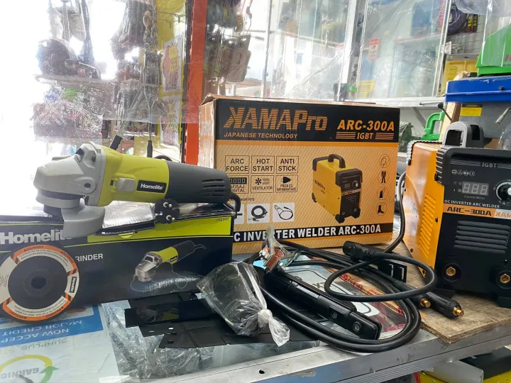 Kamapro Inverter Welding Machine w/ Homelite Angle Grinder | Lazada PH