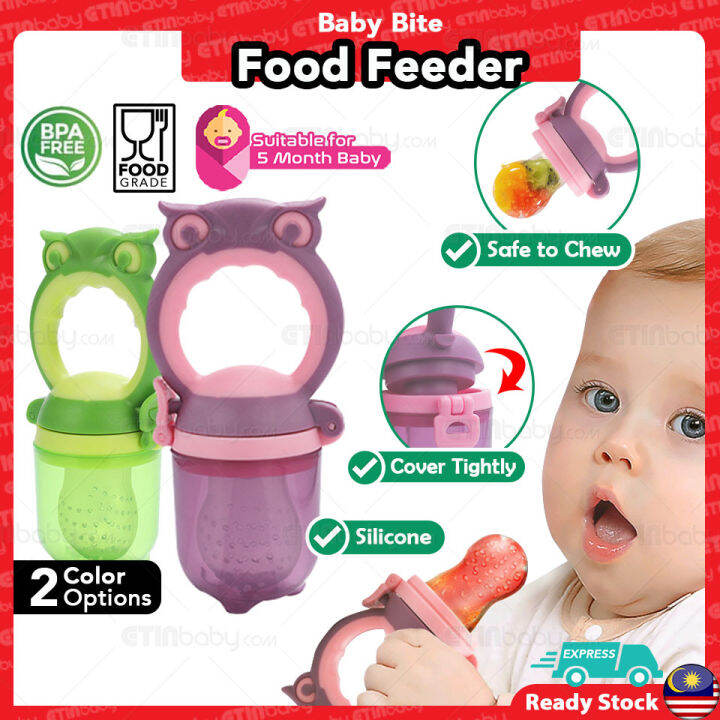 Baby Fruits Feeder Baby Pacifier Food Feeding Fresh Fruit Dispenser Feeding Baby Teether ...