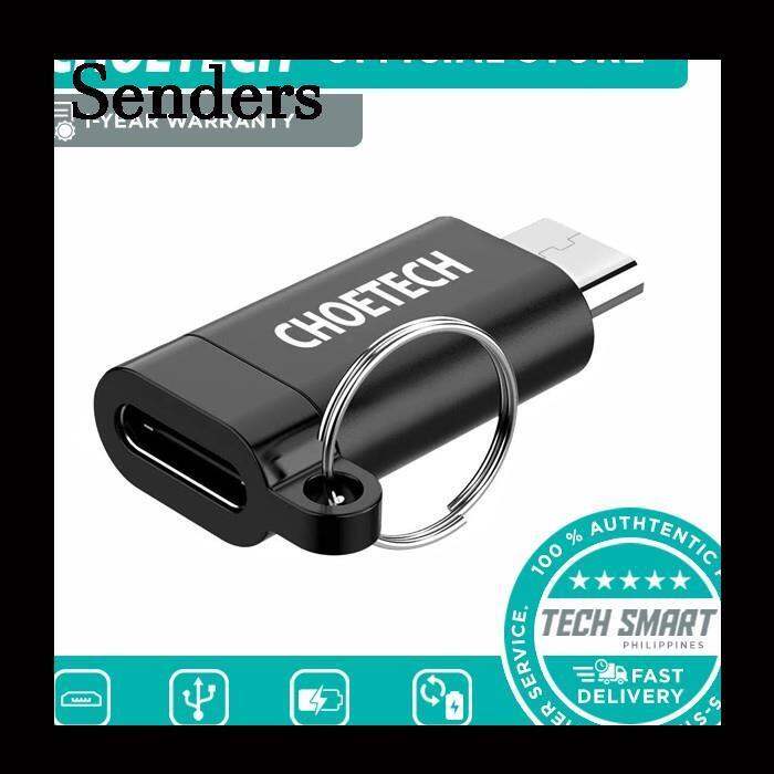 Senders CHOETECH USB C to Micro USB Adapter | Lazada PH