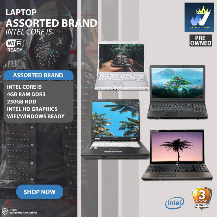 LAPTOP SALE ( Assorted Brand / Intel Core i3-i5-Core2duo-Celeron / 4GB ...