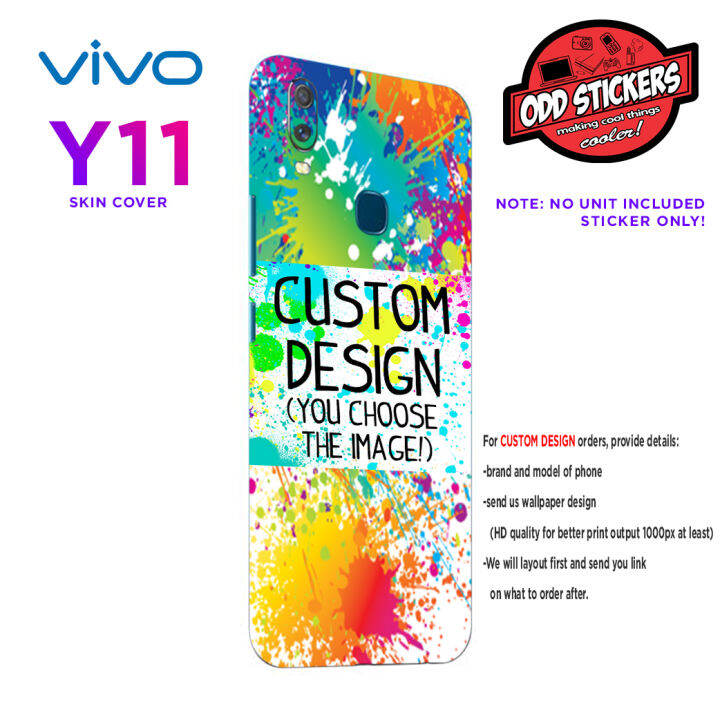 Vivo Y11 Custom Design Sticker Premium Cover (Back and Sides) by ...