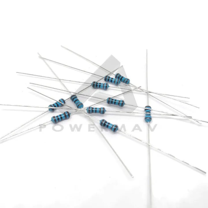 10pcs 1k ohms 5 band 1/4w Metal film resistor 1% ohm for pcb breadboard ...