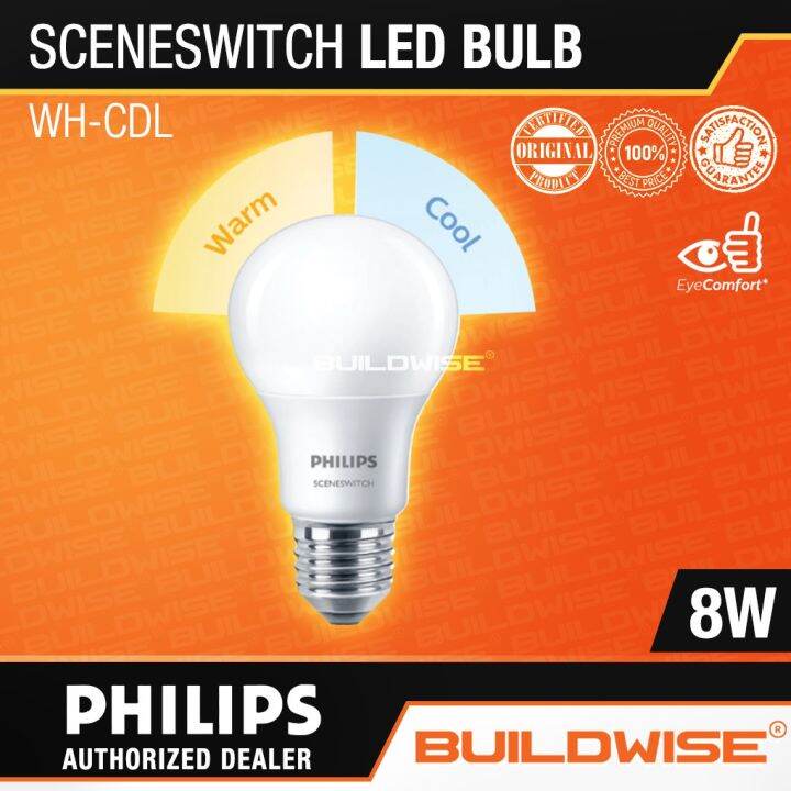 Philips Scene Switch Color Change LED Bulb - 8W Warm White & Cool ... Philips Scene Switch Color Change LED Bulb - 8W Warm White & Cool ...