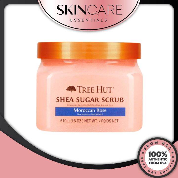 Tree Hut Moroccan Rose Shea Sugar Body Scrub Made With Natural Oils 18