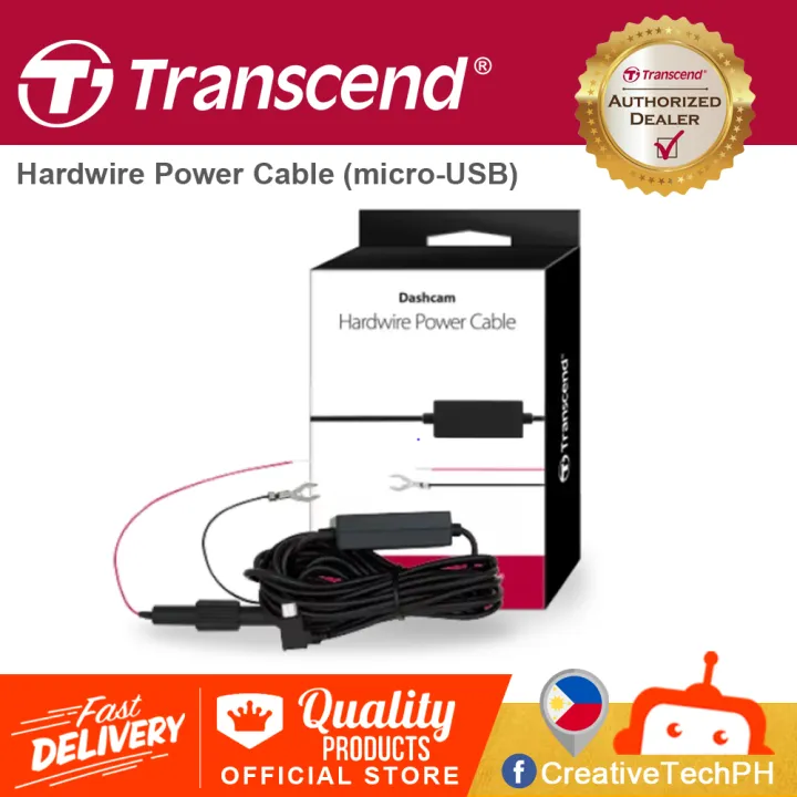Transcend Hardwire Power Cable (micro-USB) ORIGINAL | Lazada PH