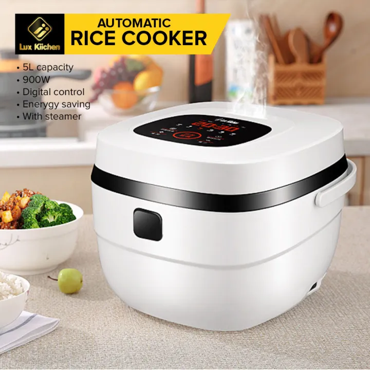 Lux Kiichen Electric Rice Cooker 5L Large Capacity Multifuncional Home Appliances Intelligent ...