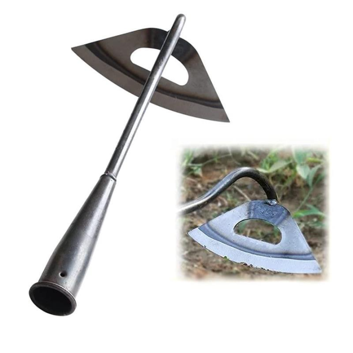 29CM Agricultural Steel Hollow Hoe Hand Harrow Planting Vegetable Farm ...