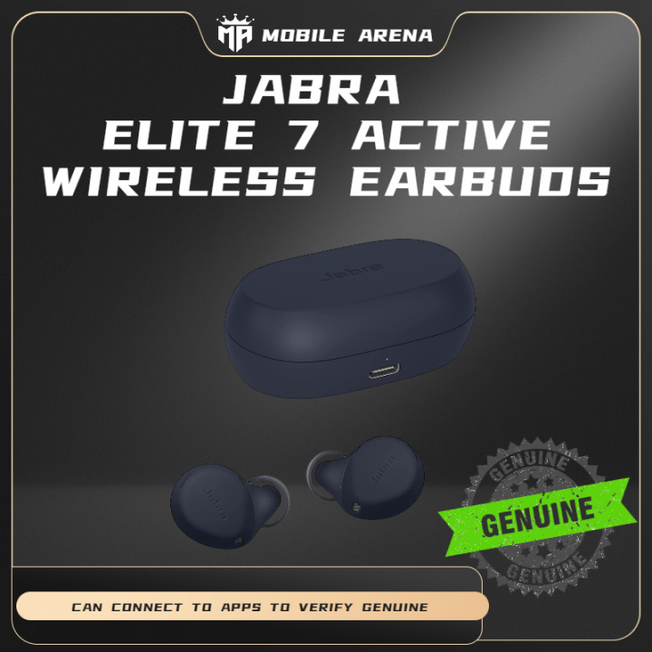 JABRA ELITE 7 ACTIVE WIRELESS EARBUDS BLUETOOTH HEADPHONES | Lazada