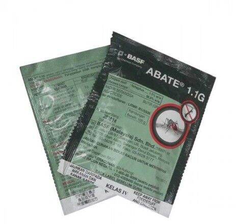 🔥 🔥 BASF Abate 1.1G (100g/ Sachet) Mosquito Larvae Killer Ubat Jentik-jentik, Aedes, Denggi ...