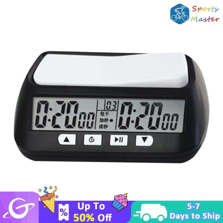 International Chess Clock Timer Digital Count Down Up Chess Game Stopwatch | Lazada PH
