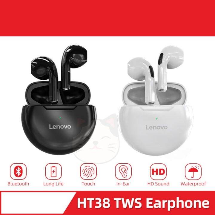 HT38 TWS Bluetooth Earphone True Wireless Stereo Earphone Touch Control ...
