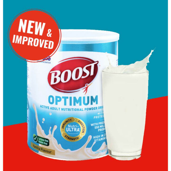 NESTLE BOOST Optimum Vanilla Adult Milk Powder 800g (Jan 2024 EXP) | Lazada PH