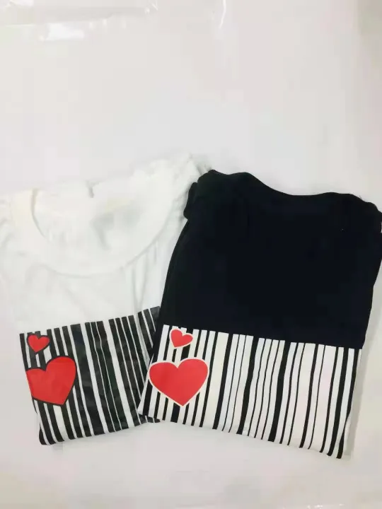 CAPIN Couple Love T-Shirt （2pcs Shirt per order） | Lazada PH