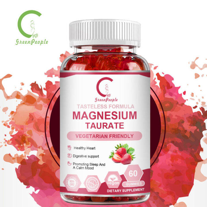 GPGP GreenPeople Premium Magnesium Taurine Gummies For Kids & Adults ...