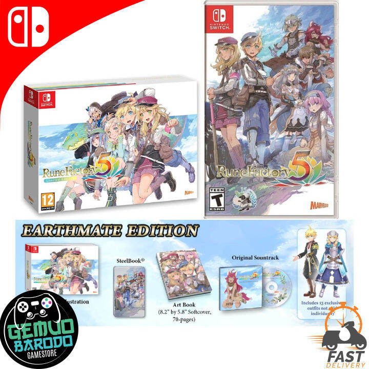 Nintendo Switch Rune Factory 5 Standard / Earthmate Edition (English/Chinese) | Lazada
