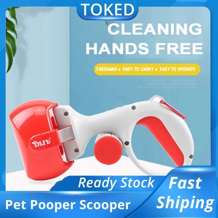 TOKED Portable Pet Pooper Scooper for Dog Poop Pet Waste Ship Picker ...