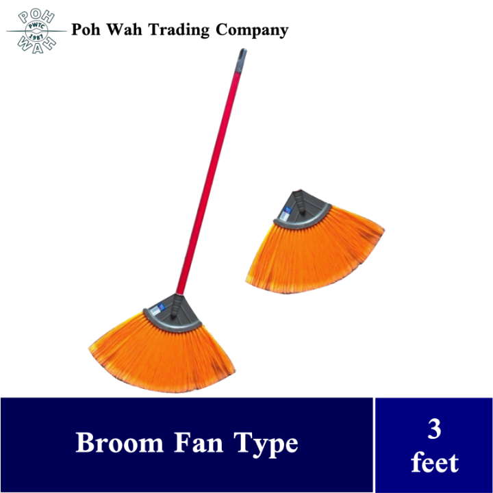 Broom Fan Type with 3 feet handle | Lazada