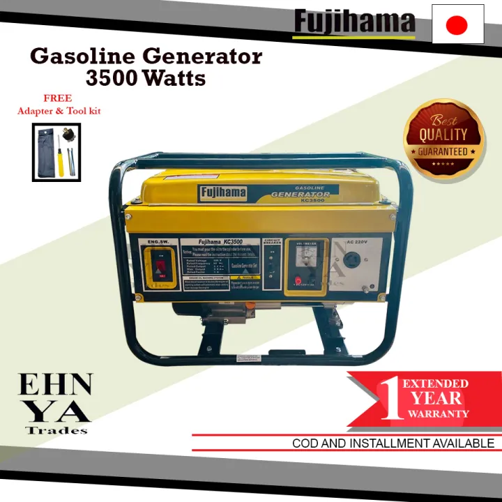 Fujihama Gasoline Generator 3500 Watts | Lazada PH