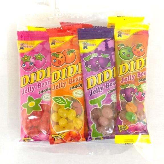 1bag x 8pkt DiDi Jelly Bean Candy Mix Fruit Flavour Childhood Snacks ...