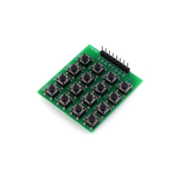 8pins 4x4 Matrix Board 16 Keypad Accessories Mcu Breadboard Module In