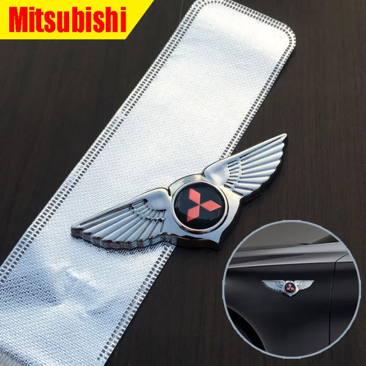 1 Piece Personalized 3D Metal Wing Sticker Car Front Hood Bonnet Emblem ...