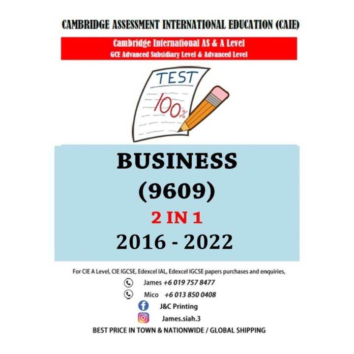 [COD]i0qt6w Cambridge A Level Past Year Papers Business 9609 PAPER 123 ...