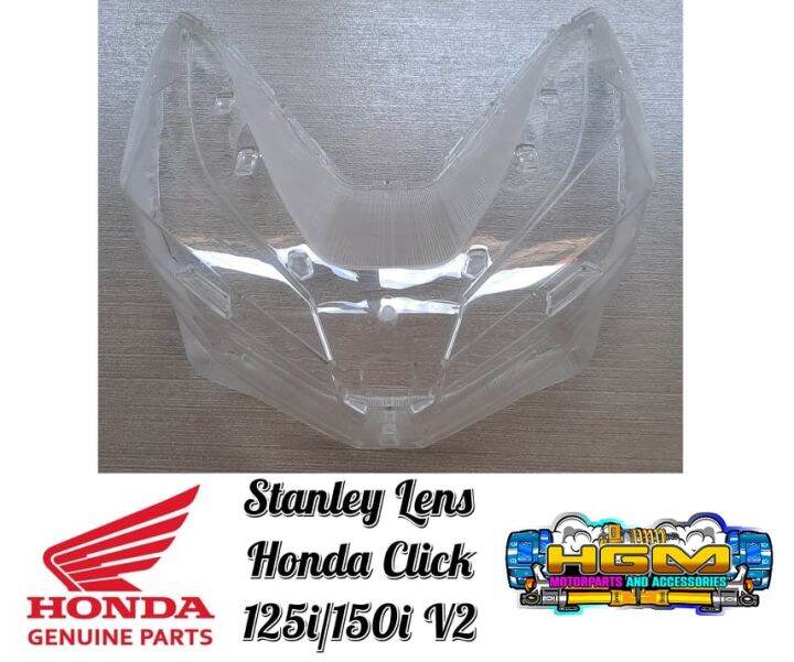 HEADLIGHT STANLEY LENS HONDA CLICK 125i/150i V2 & V3 GAME CHANGER ...