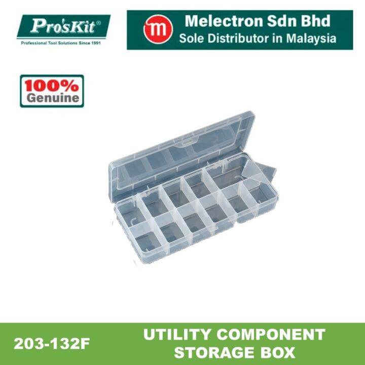 Pro'sKit 203-132F Utility Component Storage Box | Lazada
