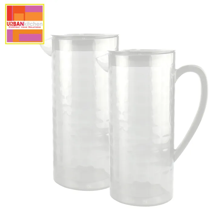 Urban Kitchen Cubic Pitcher Clear 2 Liters Set of 2 | Lazada PH
