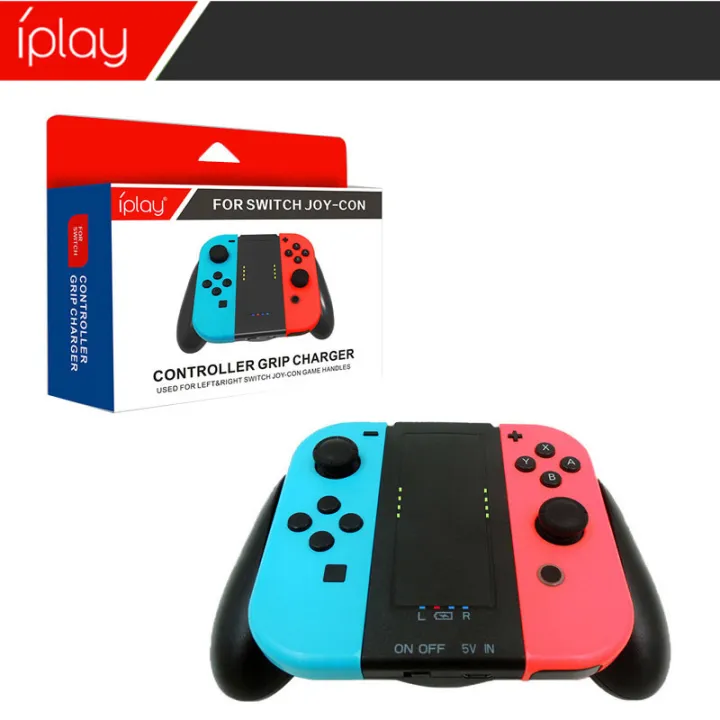 iPlay Nintendo Switch Joy-Con Handle Charging Handle NS Switch OLED Joycons Handle Charger ...