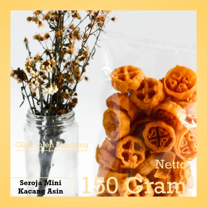 Makanan ringan/ Seroja Mini Saroja Kue Kembang Asin Cemilan Enak ...