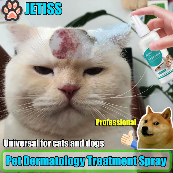[Universal for cats dogs]JETISS Pet Antibacterial Spray 100ML Safe and ...
