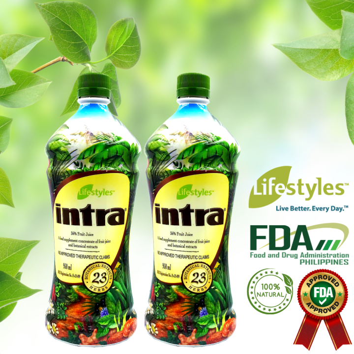 Lifestyles INTRA Herbal JUICE 950ml x 2 BOTTLES | Lazada PH