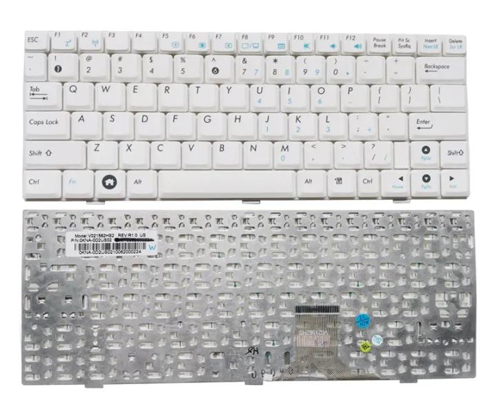Asus EeePC 1000HC 1000HD 1000HA 904HD 1000HG V021562HK3 Keyboard white ...