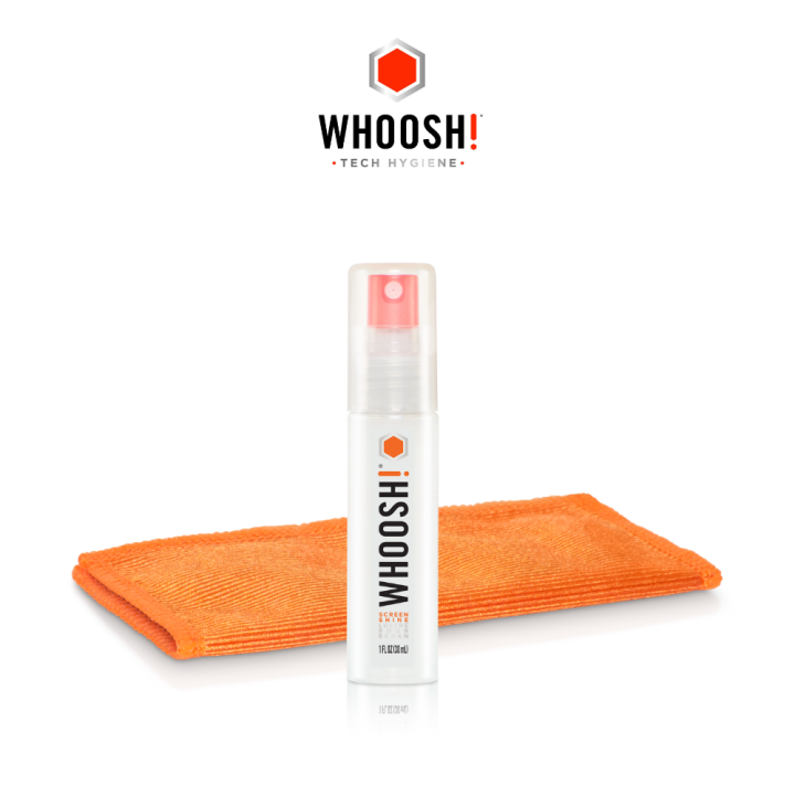 Whoosh Screen Shine Go Screen Cleaner (1 fl oz/30 mL) | RAPHAS GEAR ...