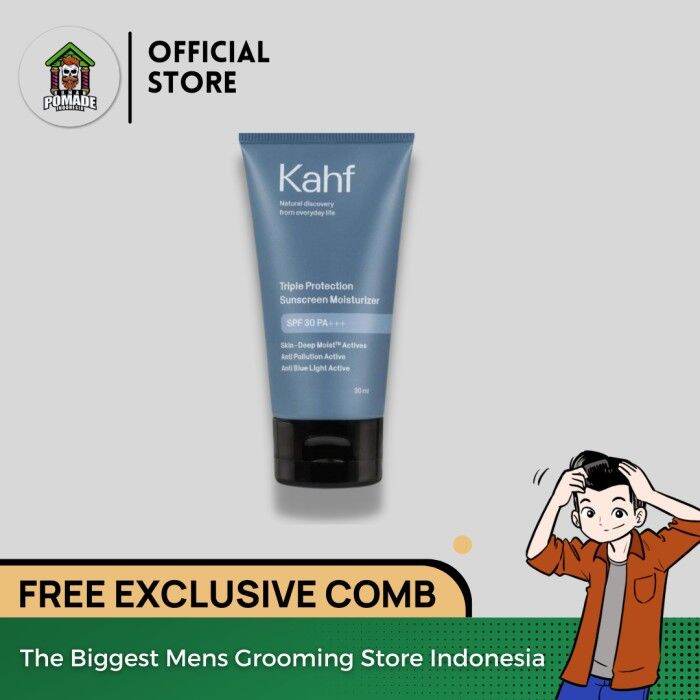 KAHF Triple Protection Sunscreen Moisturizer 30 ml - Sunscreen Wajah ...