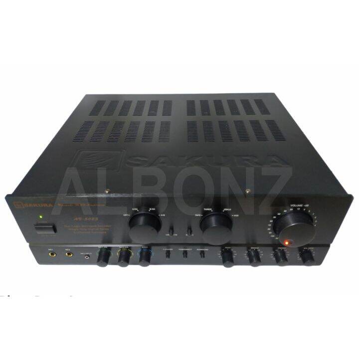 Sakura AV-5023 (550W x 2)(ORIGINAL) Karaoke MP3 Amplifier | Lazada PH