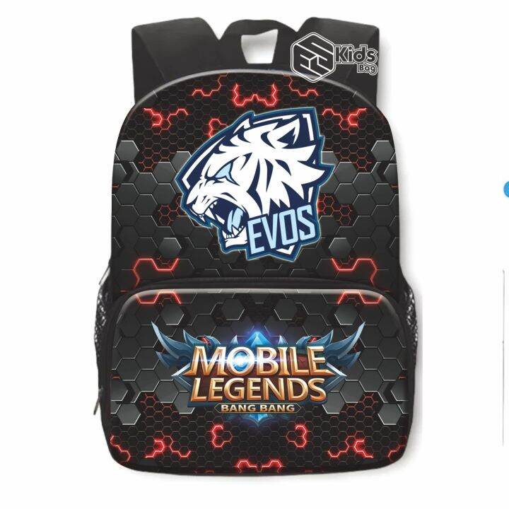 COD - Tas Ransel Anak SD EVOS FREEFIRE MOBILE LEGEND SPIDERMAN KAPTEN ...