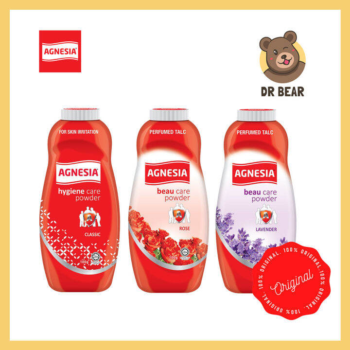 Agnesia Antiseptic Powder / Talcum 100g | Lazada