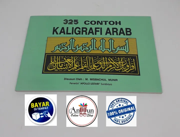 325 contoh kaligrafi Arab APL light Blue cover/ Buku khot belajar menulis rapih | Lazada Indonesia