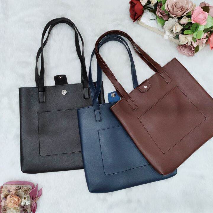 Mikee Tote Bag with Pocket Marikina Made | Lazada PH