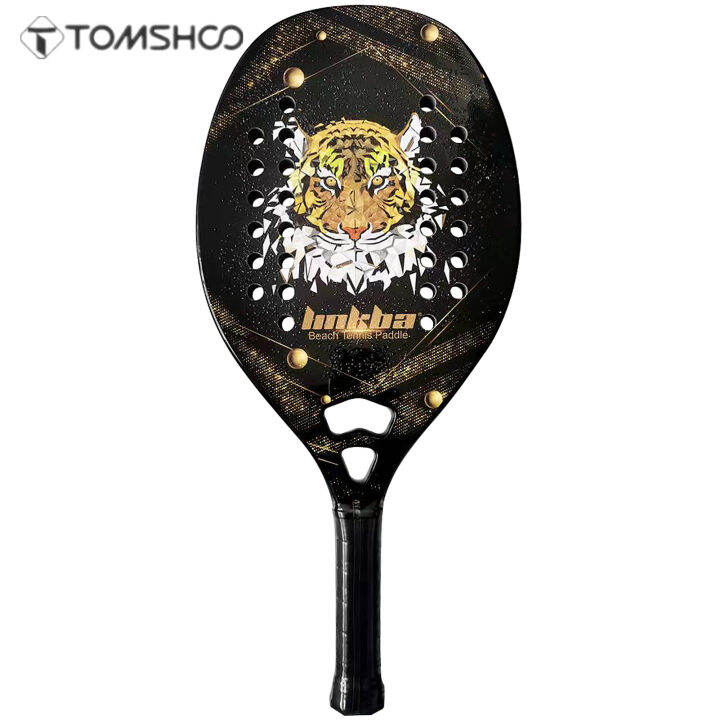 Beach Tennis Racket with Ergonomic Cushion Grip for Indoor and Outdoor ...