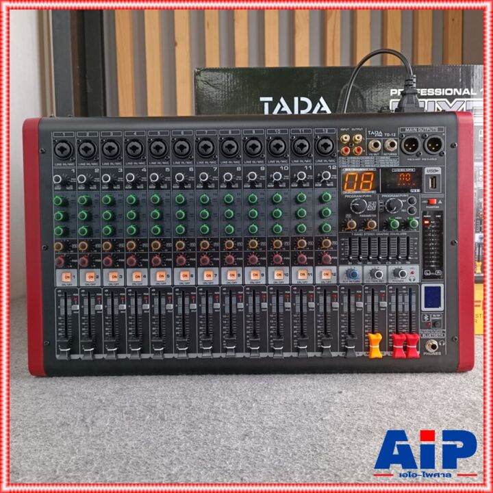 TADA TD-12 MIXER TADA TD 12 มิกซ์เซอร์ ธาดา รุ่นTD12 มิกซ์เซอร์อนาล็อกมิกเซอร์ TADA มิกเซอร์ ...