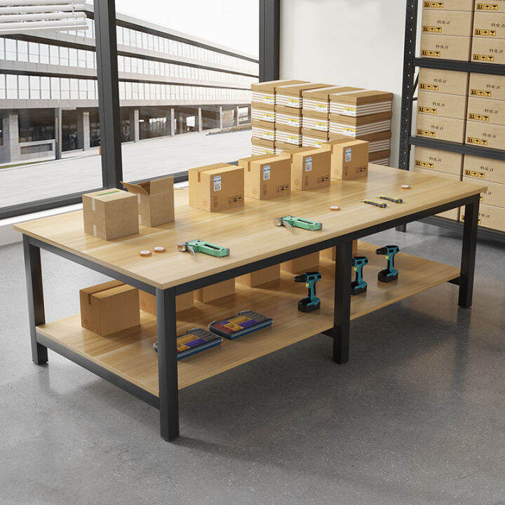 Factory Workbench Cargo Table Cutting Packing Table Workshop Packaging ...