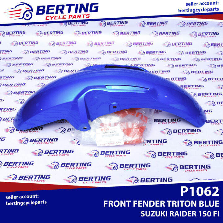 SGP FRONT FENDER BLUE Suzuki Raider 150 FI Genuine 53111-12K00-YSF ...