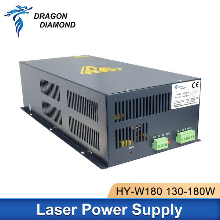 Original 150-180W Co2 Laser Power Supply AC90-250V HY-W180 for CO2 ...