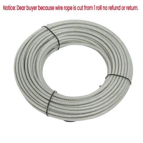 10mm PVC 5m -10m -15m -20m Plastic Coated Galvanized Steel Wire Rope ...