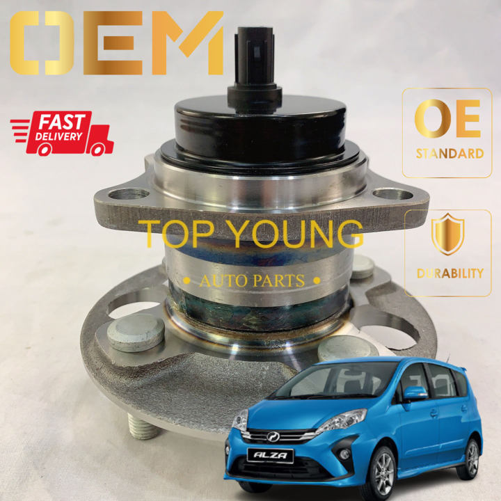 PERODUA ALZA REAR ( RW ) ( BELAKANG ) WHEEL BEARING HUB OEM PRDOUCT 100 ...