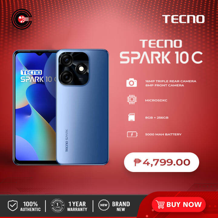 Tecno Spark 10C 4G 8Gb+128Gb | Lazada PH