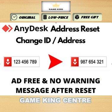 Anydesk Address ID Reset (Remove Ads Remove Block) | Lazada